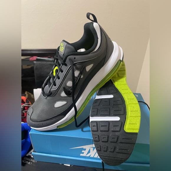 Nike | Shoes | Nike Air Max Ap Grey White Green Men Casual Shoes ...